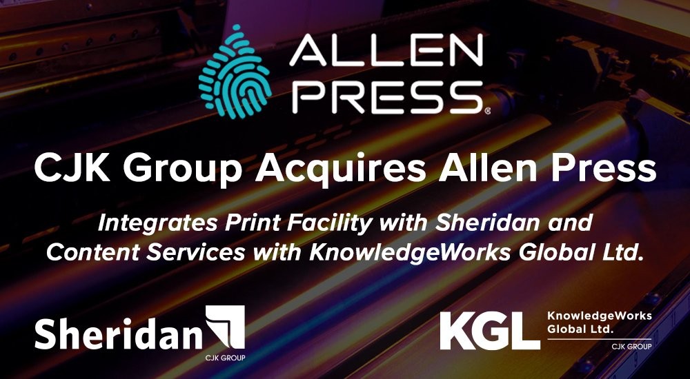 CJK Group Acquires Allen Press, Adding a Printing Facility to the ...