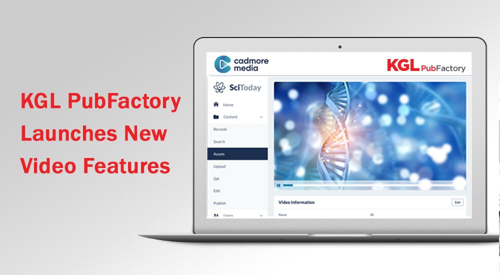 KGL PubFactory Launches New Video Features - KnowledgeWorks Global Ltd