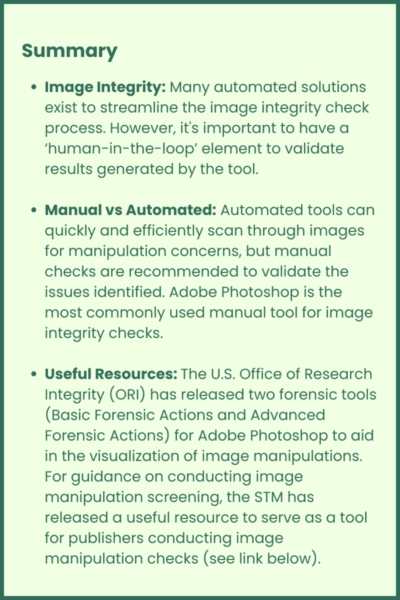 Ensuring Research Integrity: Exploring Tools to Investigate Scientific ...